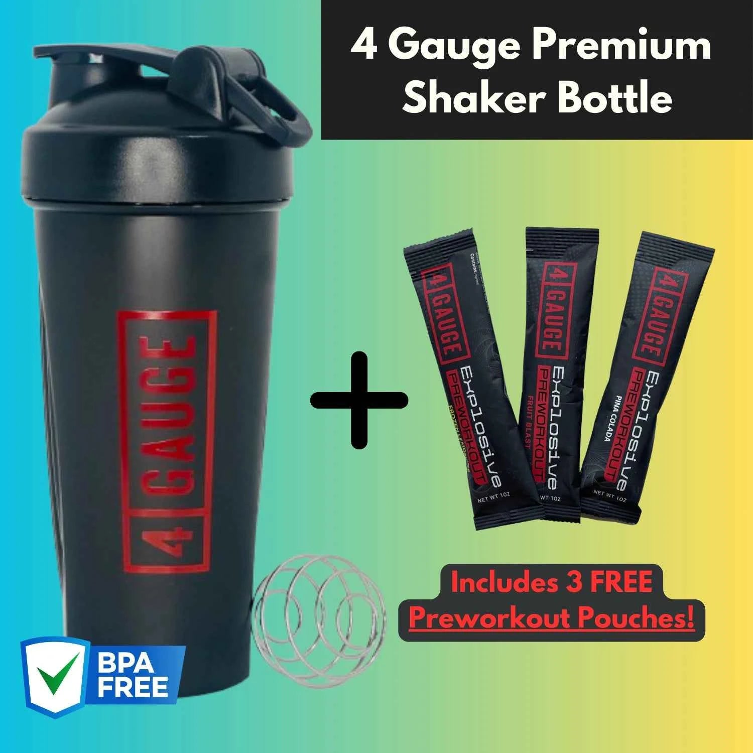 4 GAUGE Premium Shaker Bottle – 4 Gauge